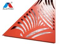 China Recyclable Aluminum Perforated Facade Panels RAL Color 2mm Thickness Custom Sizes for sale