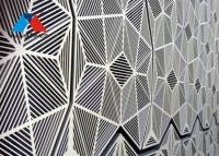 China Recyclable Perforated Aluminium Panels 10mm Thick for Curtain Wall Construction for sale