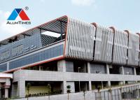 China Recyclable Perforated Aluminium Panels 10mm Thick for Curtain Wall Construction for sale