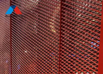 China 4x8FT Aluminum Expanded Metal Mesh Sheet 1.5mm 2.0mm Thickness for Wall Cladding for sale