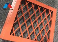 China Anti Corrosion Expanded Aluminium Mesh Panel 2.0mm 2400x6000mm Decorative Cladding for sale
