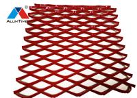 China Light Weight Aluminum Expanded Metal Mesh Cladding For School Bank Facade for sale
