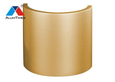 China Luxury Aluminum Round Column Cover PE Coating RAL Color 1500mm Width for Shopping Mall for sale