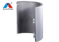 China Luxury Aluminum Round Column Cover PE Coating RAL Color 1500mm Width for Shopping Mall for sale