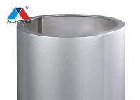 China PVDF Coating 3mm Aluminum Column Covers , Fireproof Round Metal Column Covers for sale