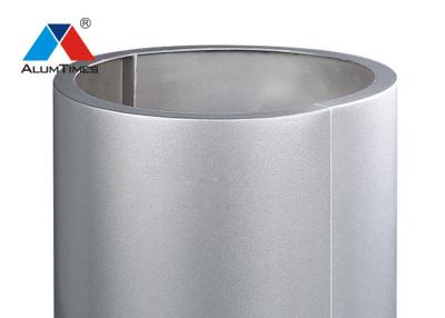 China PVDF Coating 3mm Aluminum Column Covers , Fireproof Round Metal Column Covers for sale