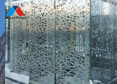 China PVDF Coated Laser Cut Decorative Aluminium Screen Panel 1.5-6mm Thickness 3003 Alloy for sale