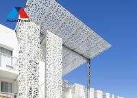 China Fireproof Powder Coated Aluminum Decorative Screen Panel CNC Cut 0.5-20mm Custom for sale