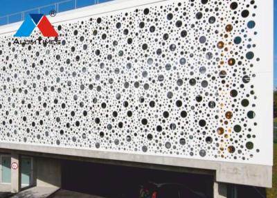 China Fire Resistant Decorative Aluminium Perforated Screen Panel 1.0-6.0mm for Airport Railway Station for sale