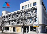 China Outdoor Solid Aluminum Composite Panel Perforated PVDF Coating 3mm 1220x2440mm for sale