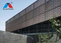 China Recyclable Perforated Decorative Aluminium Screen 1-5mm for Commercial Building for sale