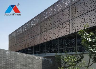China Recyclable Perforated Decorative Aluminium Screen 1-5mm for Commercial Building for sale