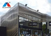 China Recyclable Perforated Decorative Aluminium Screen 1-5mm for Commercial Building for sale