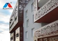 China Recyclable Perforated Decorative Aluminium Screen 1-5mm for Commercial Building for sale