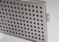 China Anti Corrosion Aluminum Perforated Panels 2mm Thickness Building Decoration Cladding for sale