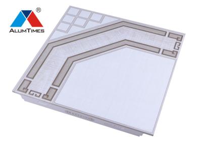 China Aluminum Clip-in Ceiling 600x600mm 0.6mm Thickness Fireproof Pollutant Resistant for sale