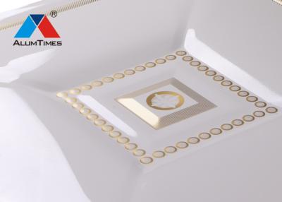China 300x300mm Aluminum Clip-in Acoustic Ceiling Panel for Interior Decoration for sale