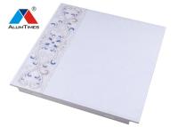 China Waterproof Artistic Aluminum Ceiling Tiles 300x300mm Suspended Flower Design for sale