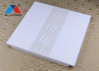China Waterproof Artistic Aluminum Ceiling Tiles 300x300mm Suspended Flower Design for sale