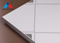 China Aluminum Ceiling Tile 450x450mm Clip in System for Hotel Bathroom Ceiling for sale