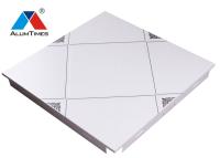 China Aluminum Ceiling Tile 450x450mm Clip in System for Hotel Bathroom Ceiling for sale