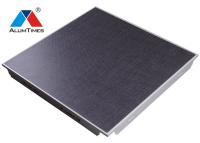 China Clip in Aluminum Ceiling Tiles 300x300mm Square Edge Metal Ceiling Panel 0.4-1.2mm for sale