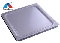 China 450x450mm Clip In Aluminum Ceiling Tiles for Living Room Decoration 0.6mm Thick for sale