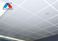 China Aluminum Lay In Ceiling Panel 603x603mm PE PVDF Powder Coating Straight Edge for sale