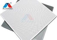 China Aluminum Lay In Ceiling Panel 603x603mm PE PVDF Powder Coating Straight Edge for sale