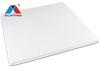 China Decorative Soundproof Lay In Ceiling Tiles 595x595mm Plain Pattern Aluminum for sale