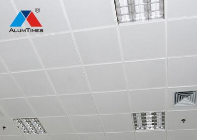 China Anti Rust Aluminum Lay In Ceiling Tiles 575x575mm Wooden Color for Office for sale