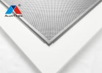 China Anti Rust Aluminum Lay In Ceiling Tiles 575x575mm Wooden Color for Office for sale