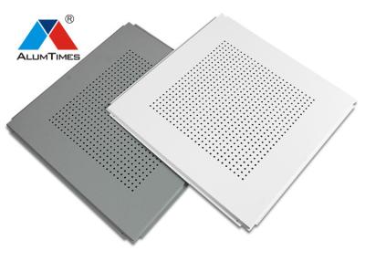 China Fireproof Beveled Edge Lay In Ceiling Tile 585x585mm Aluminum Tee Bar Panel for sale