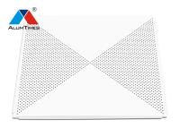 China Solid Color T Bar Perforated Metal Grid Ceiling Aluminum Alloy Material for sale