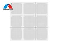 China Rustproof Aluminium Perforated Ceiling , Square Metal Ceiling Tiles 600 X 600mm for sale