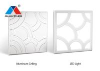 China Rustproof Aluminium Perforated Ceiling , Square Metal Ceiling Tiles 600 X 600mm for sale