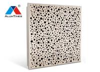 China Matte White Acoustic Ceiling Tiles 600x600mm Powder Coated Aluminum Suspended Ceiling Panels for sale