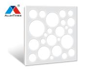 China Matte White Acoustic Ceiling Tiles 600x600mm Powder Coated Aluminum Suspended Ceiling Panels for sale