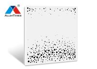 China Matte White Acoustic Ceiling Tiles 600x600mm Powder Coated Aluminum Suspended Ceiling Panels for sale