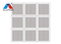 China OEM Perforated Aluminum Ceiling Panels 600x600mm Painted Reflective Finish for sale