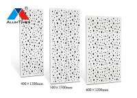 China Industrial Aluminum Perforated Ceiling Tiles 600x600mm Fireproof Acoustic Drop Ceiling for sale