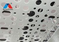 China 600x600 Clip In Aluminium Perforated Ceiling Fireproof Dustproof for sale