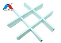 China Powder Coating Aluminum Grid Ceiling 100x100mm for Exhibition Hall Shopping Center for sale