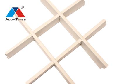 China Rectangle Aluminum Open Grid Suspended Ceilings Tiles Lightweight for sale