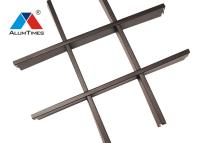 China Rectangle Aluminum Open Grid Suspended Ceilings Tiles Lightweight for sale
