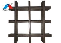China Aluminium Grid Ceiling 10x30mm to 15x80mm Open Cell Ceiling System OEM for sale