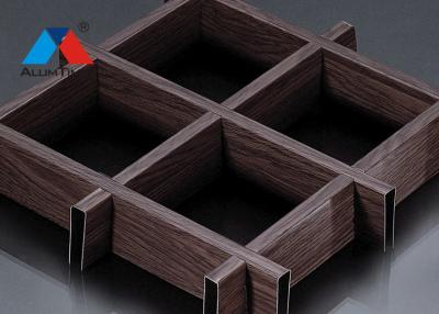 China Aluminum Open Cell Ceiling Grid Tiles 600x600mm 75x75mm Anti Static for Industrial Buildings for sale