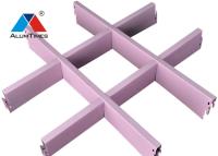 China Aluminum Open Cell Ceiling Grid Tiles 600x600mm 75x75mm Anti Static for Industrial Buildings for sale