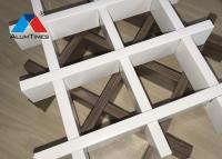 China Aluminum Open Cell Ceiling Grid Tiles 600x600mm 75x75mm Anti Static for Industrial Buildings for sale