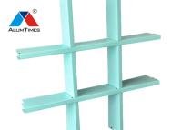China Aluminum Grid Ceiling 0.6mm Thickness Weather Resistant Metal Grille Ceiling T-grid System for sale